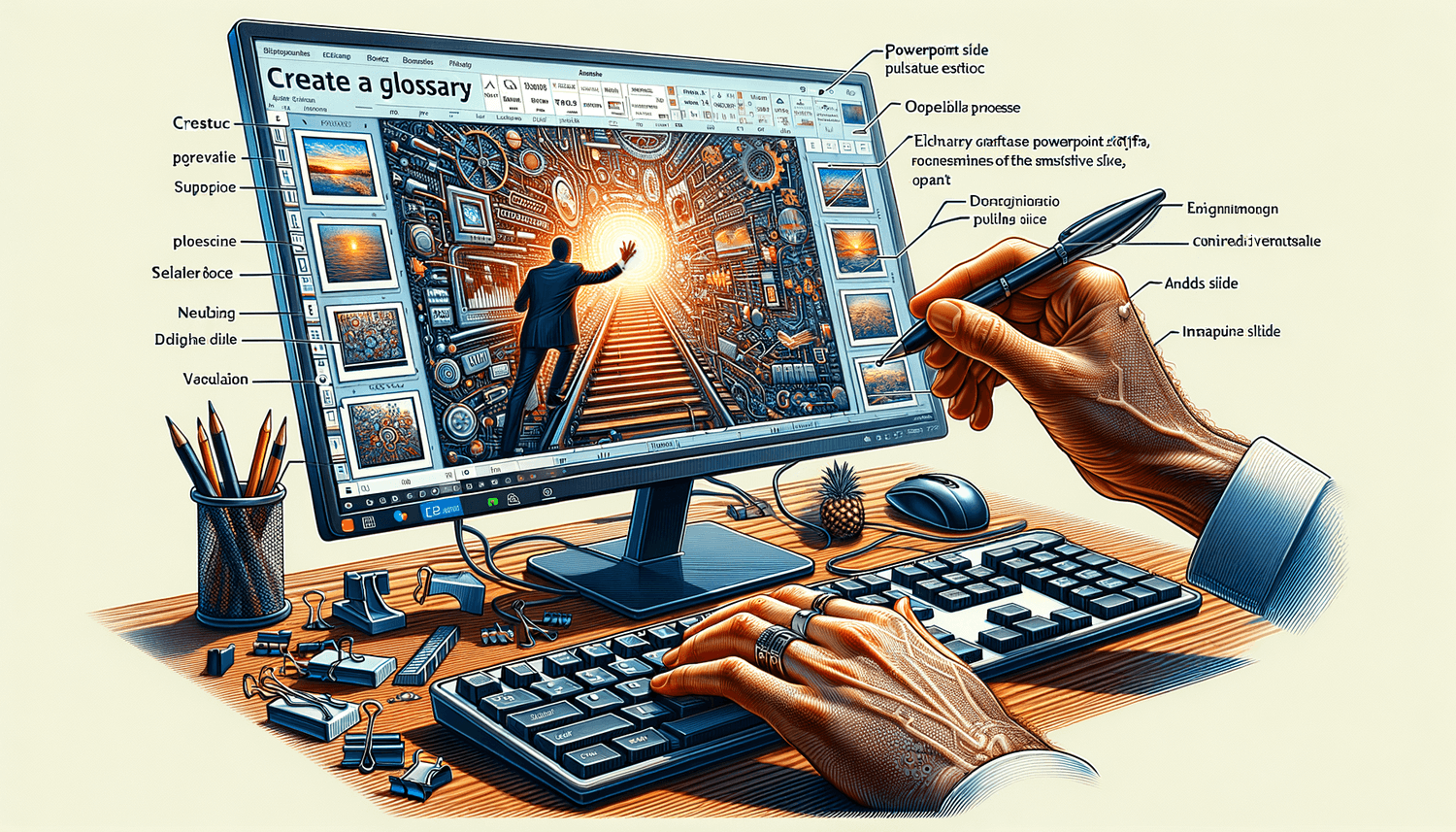How To Create A Glossary Slide In Powerpoint Learn Powerpoint